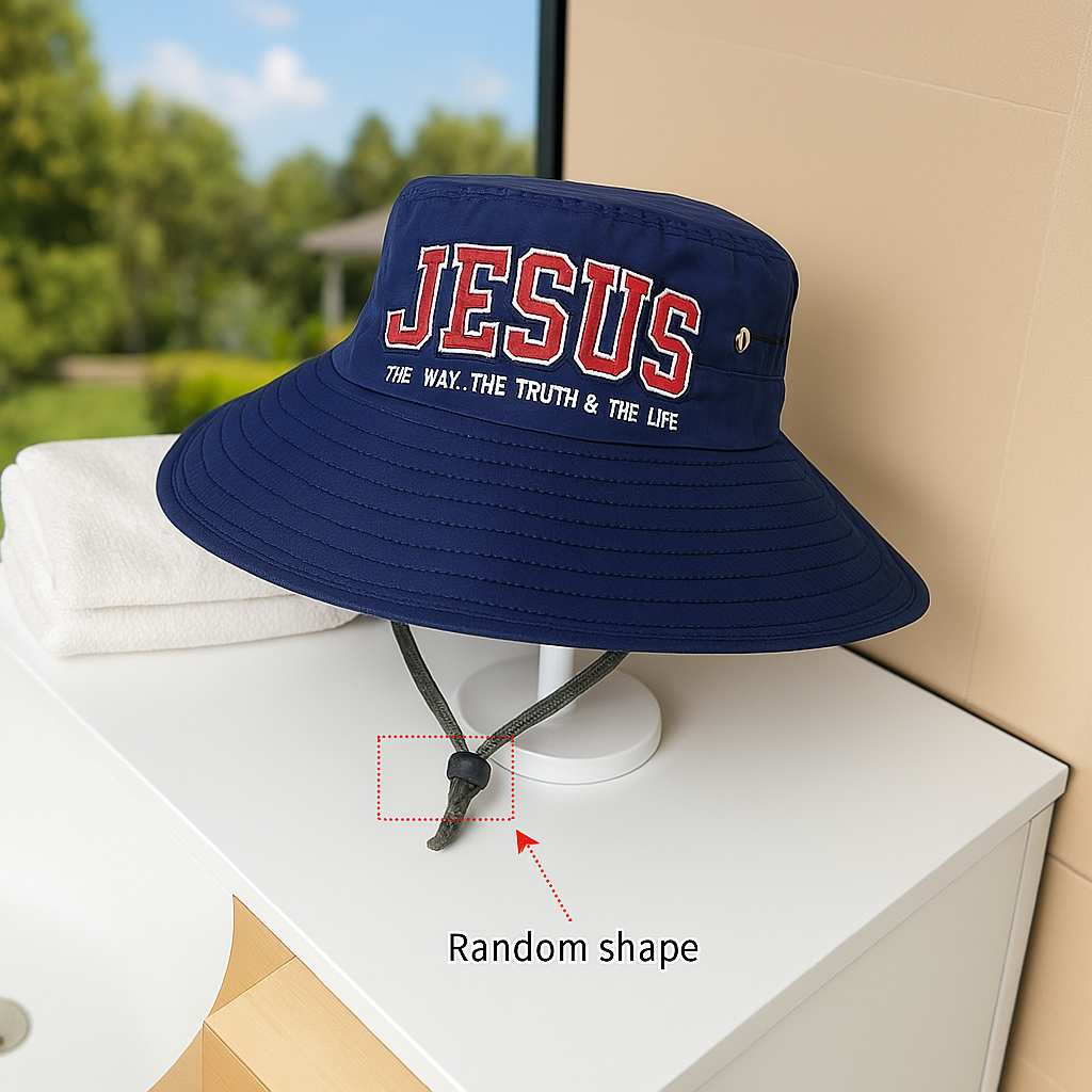 Bucket Hat - Religious Faith-Based Design, Navy Blue – Shofar Christian ...