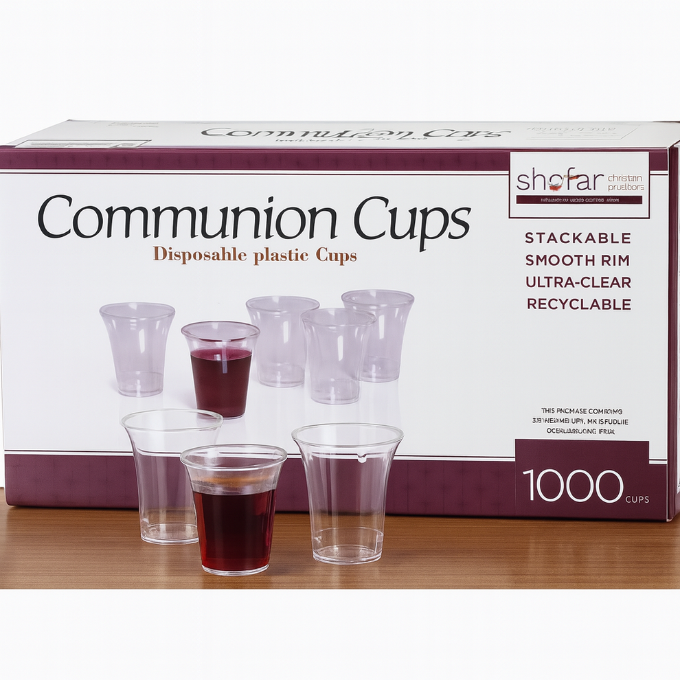 Communion Cups Disposable Recyclable for Church (Box Of 1000) – Shofar ...