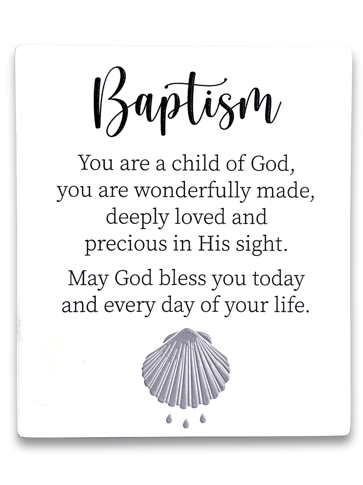 Infinity Ceramic Plaque - Baptism – Shofar Christian Stores